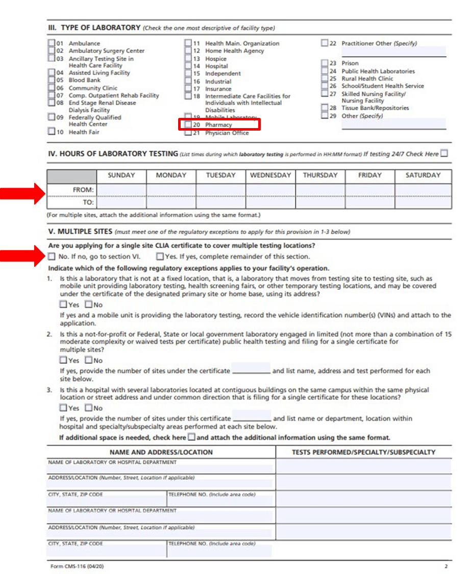 CLIA Waiver Application Process