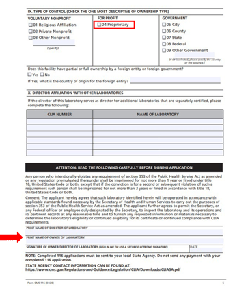 CLIA Waiver Application Process
